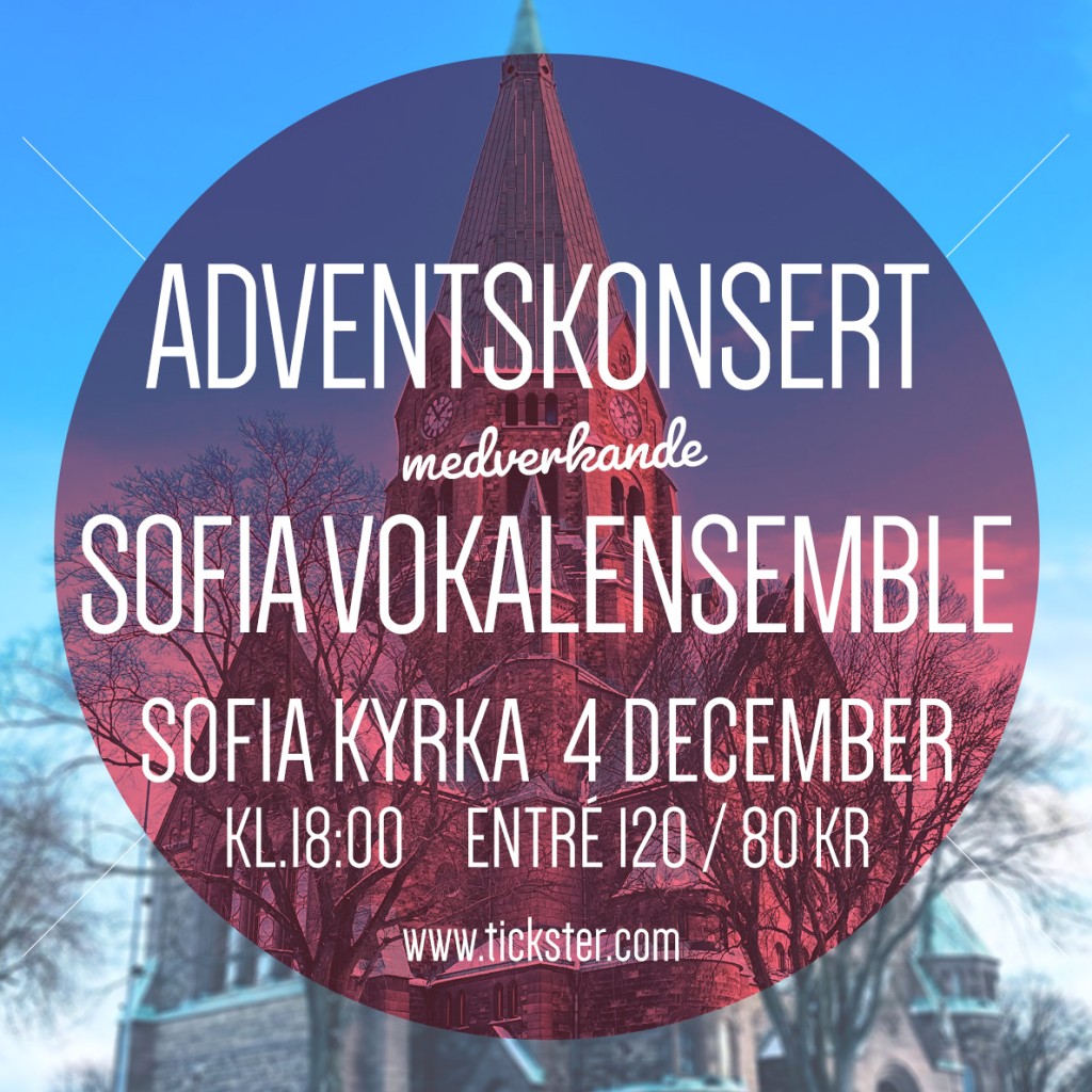 Vi sjunger in andra advent – Sofia Vokalensemble